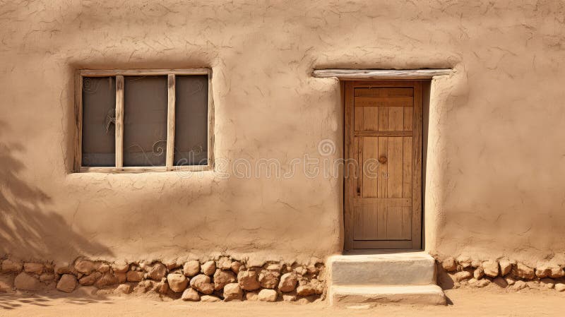 Plaster adobe texture stock illustration. Illustration of rustic ...