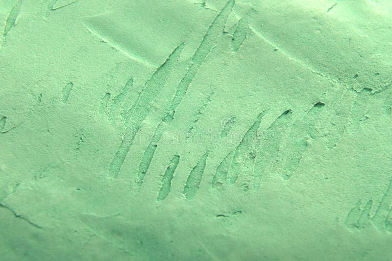 Plaster Art Background in Light Emerald Color Stock Photo - Image of ...