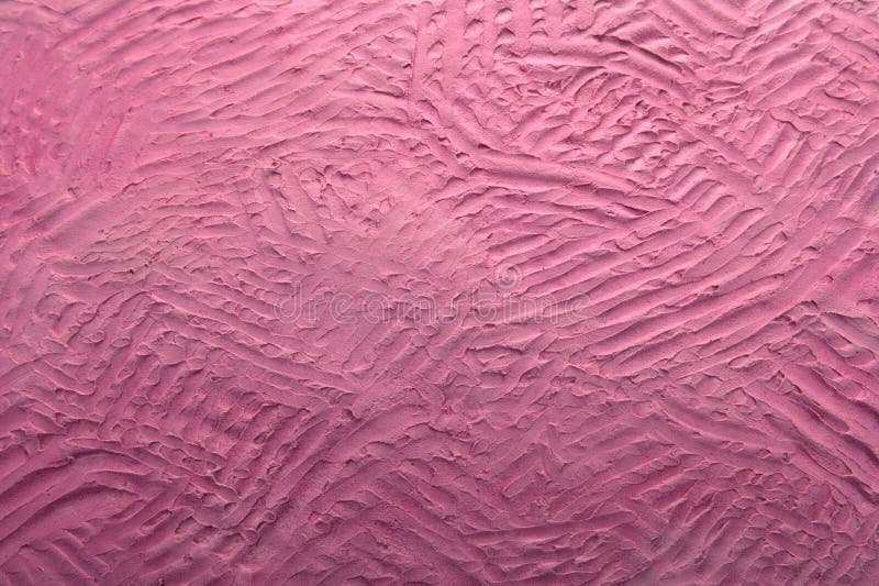 Plaster Art Background in Pink Color Stock Photo - Image of lilac, line ...