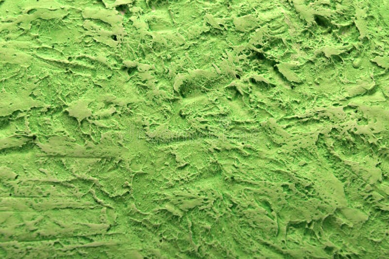 Plaster Background in Green Color with Fine Texture Stock Photo - Image ...