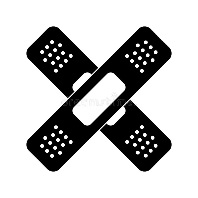 Plaster Or Band Aid Icon. Medical Patch Symbol Isolated Stock Vector ...
