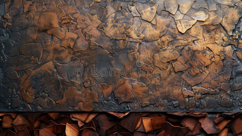 Plaster with a Bronze Tint. Aged Bronze Texture of Decorative Plaster ...