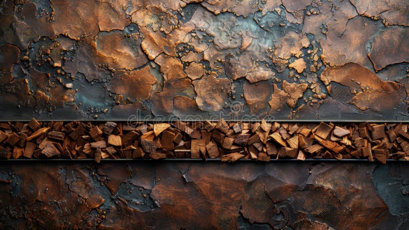 Plaster with a Bronze Tint. Aged Bronze Texture of Decorative Plaster ...