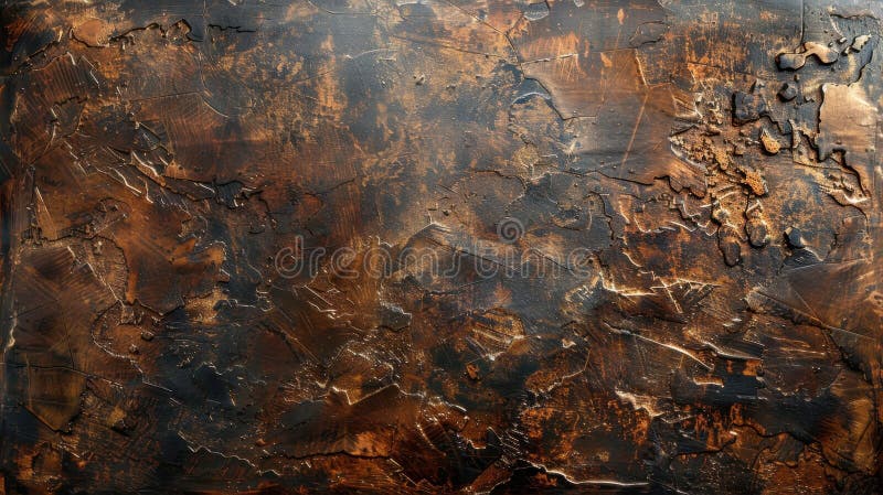 Plaster with a Bronze Tint. Aged Bronze Texture of Decorative Plaster ...