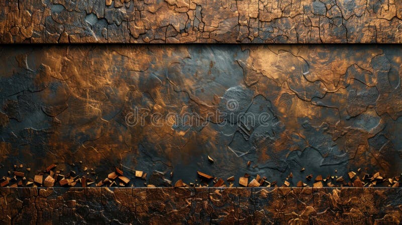 Plaster with a Bronze Tint. Aged Bronze Texture of Decorative Plaster ...