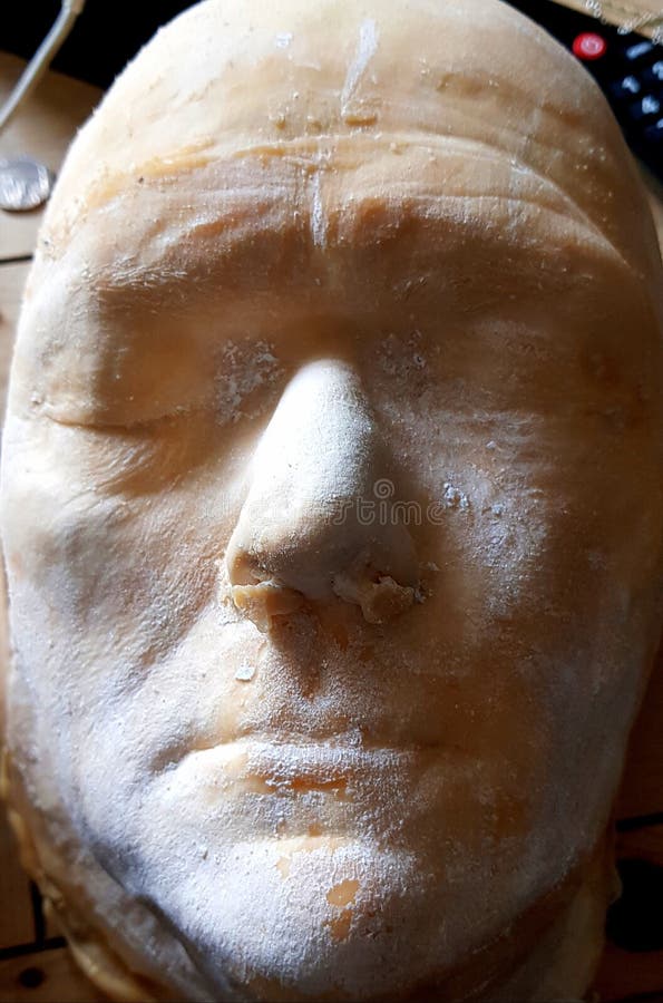 A Plaster Casting of a Face Stock Image - Image of casting, face: 150678713
