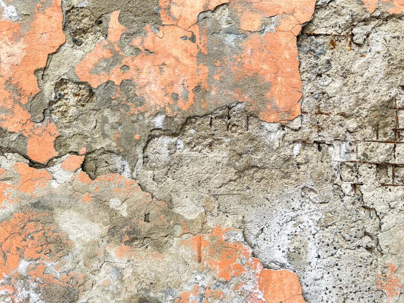 Plaster Defect on the Pink Wall Stock Image - Image of defect ...