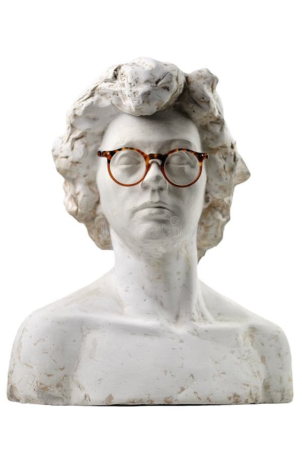 Plaster head stock image. Image of imitation, curly, italy - 4019751