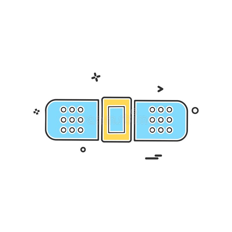 Plaster icon design vector stock vector. Illustration of modern - 125533524