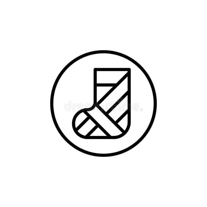 Plaster Icon Thin Vector Set Stock Vector - Illustration of outline ...