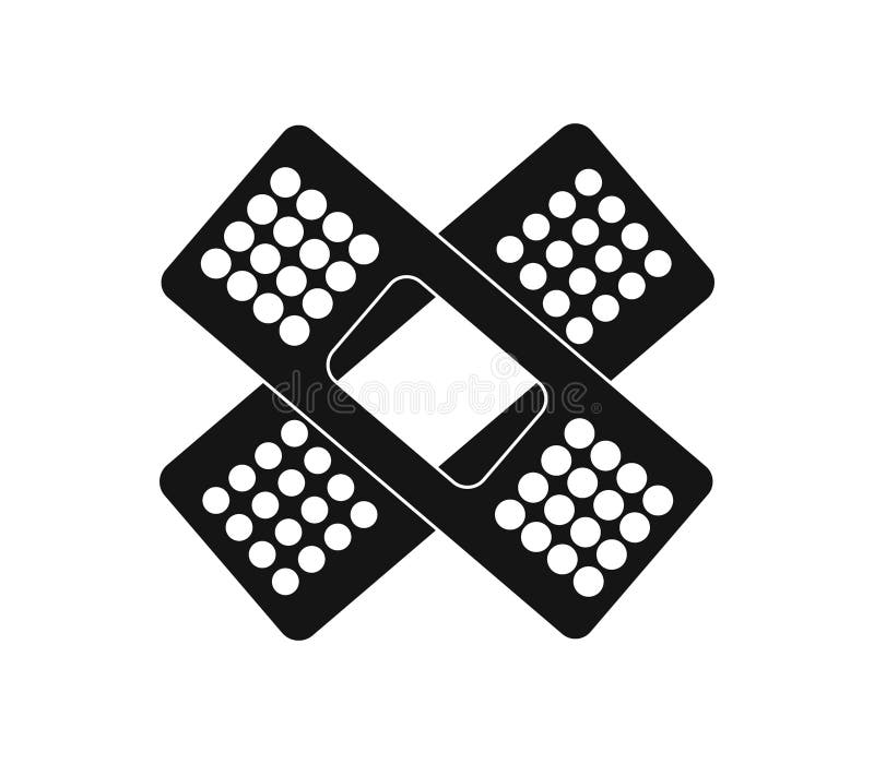 Plaster Icon Illustrated in Vector on White Background Stock ...