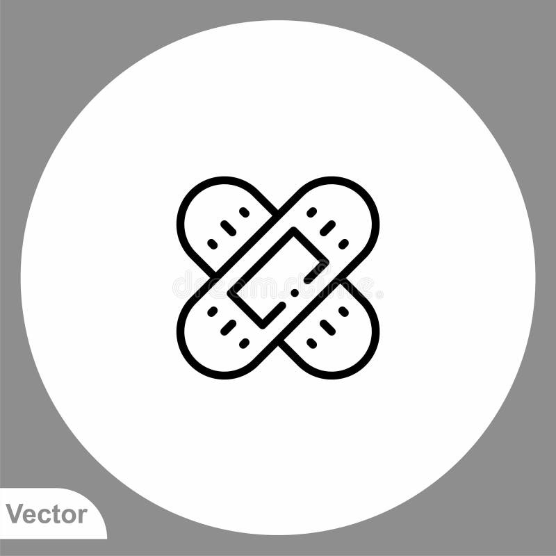 Plaster Icon Sign Vector,Symbol, Logo Illustration for Web and Mobile ...