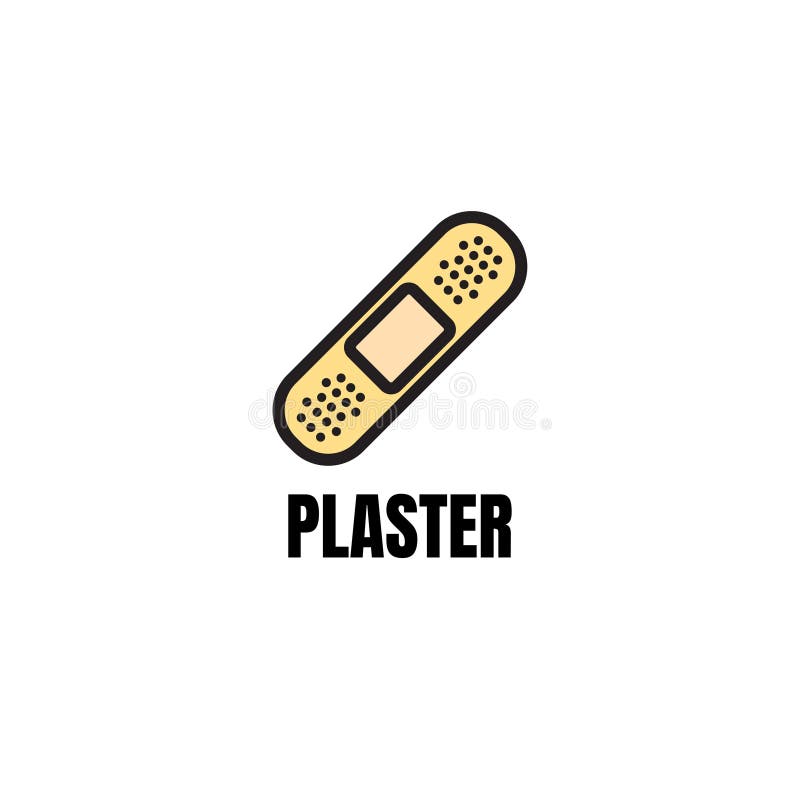 Plaster icon stock illustration. Illustration of design - 88623809