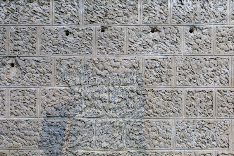 Plaster Imitating Natural Stone. Rough Textured Wall Surface ...