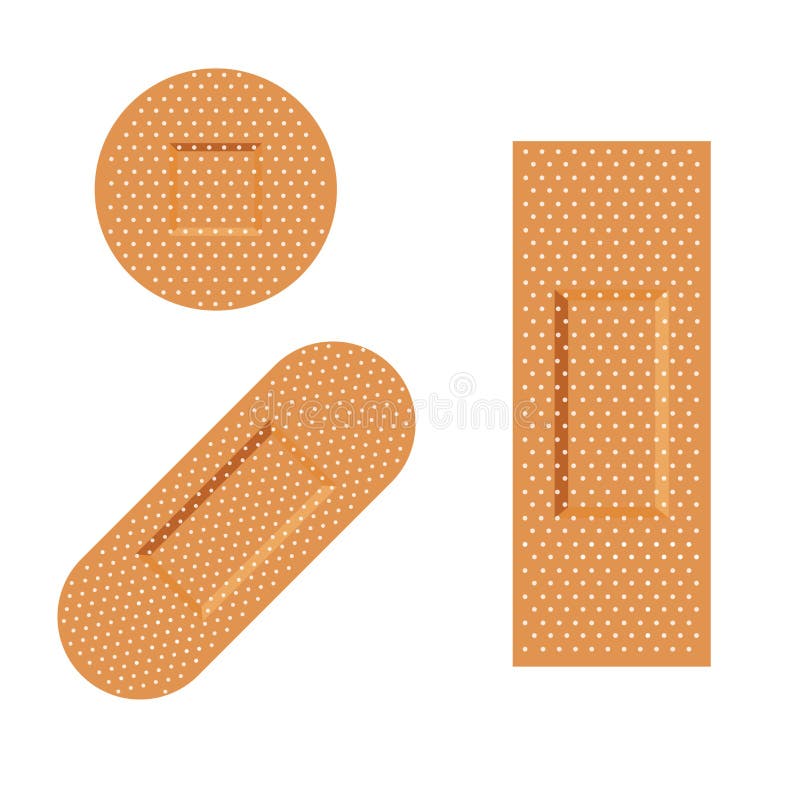 Medical Plaster, First Aid, Vector Illustration Stock Vector ...