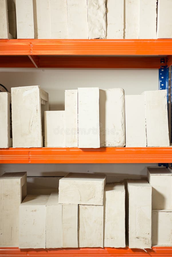 Plaster Scale Models of Architectural Buildings Stock Image - Image of ...