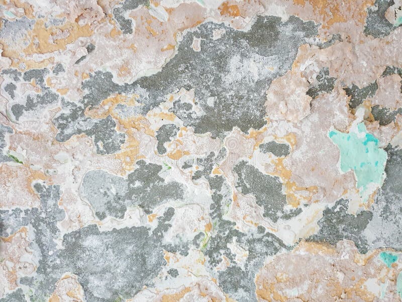 Plaster and Paint Falling Off the Wall Stock Image - Image of cement ...