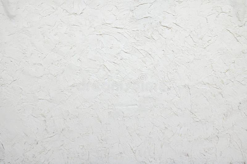 Putty the Wall with White Plaster Putty with a Metal Spatula before ...