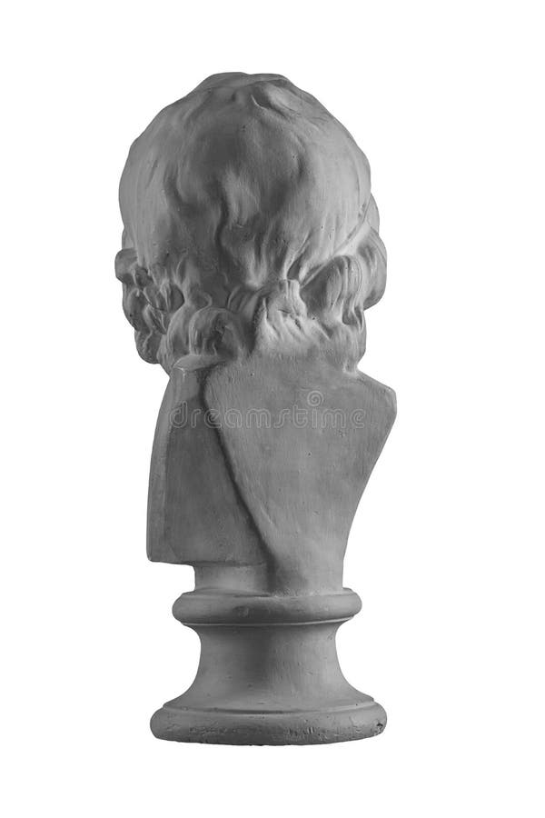 Plaster Statue of the Bust of an Old Man Stock Photo - Image of greece ...
