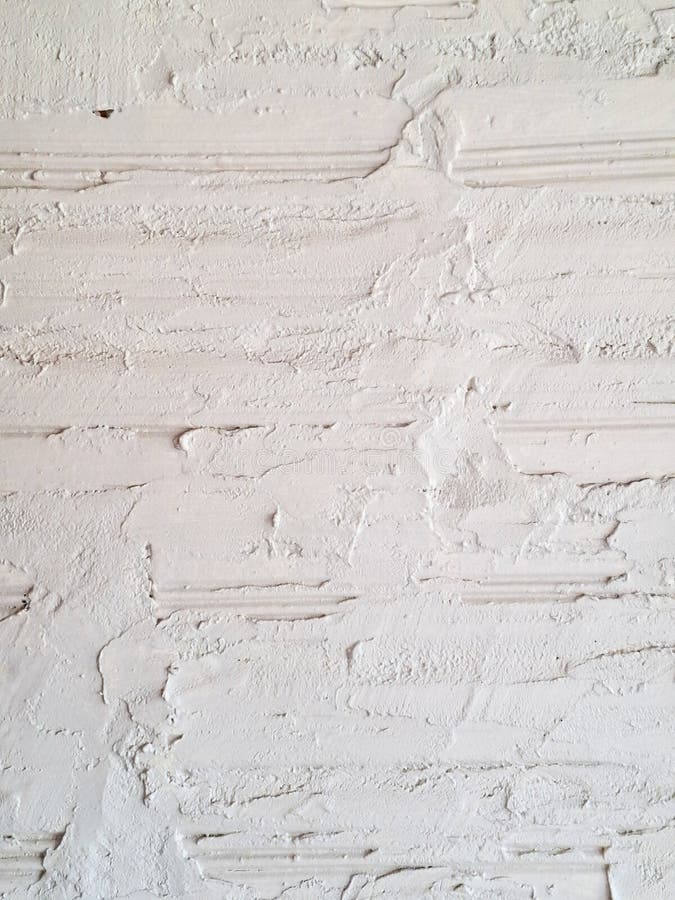 Plaster Texture on Brick Wall with Horizontal Grooves Stock Photo ...