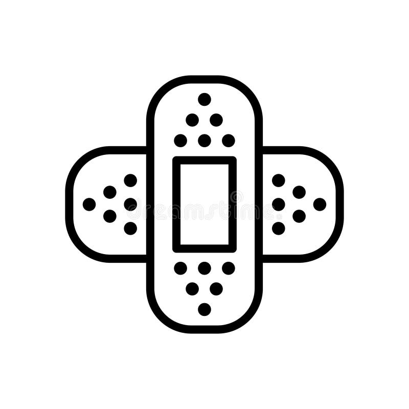 Plaster Vector Illustration on White Isolated Background Design ...