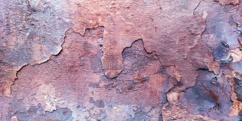 Plaster Wall Crack Pattern Sesame Vintage Red Stain Color Stock Photo ...