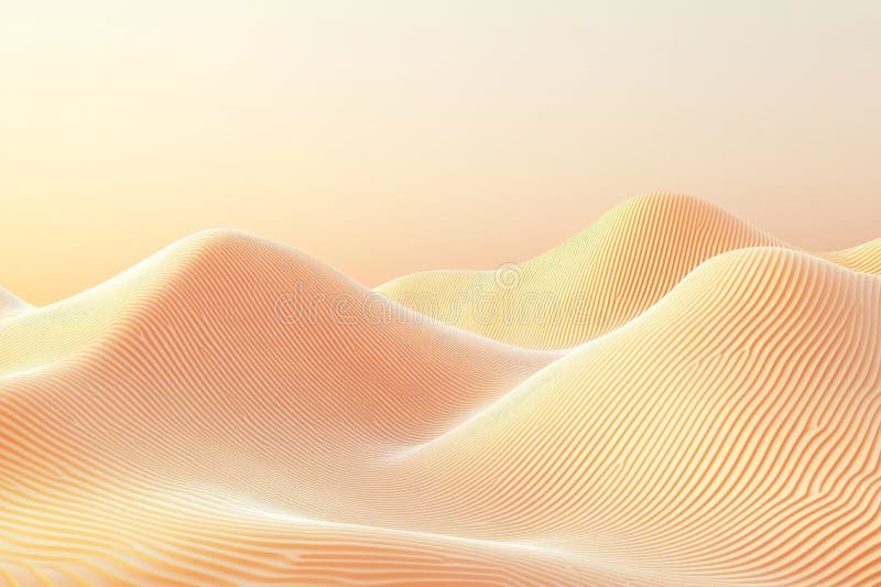 A Plaster Wall Featuring a Wavy, Textured Surface Pattern in Orange ...