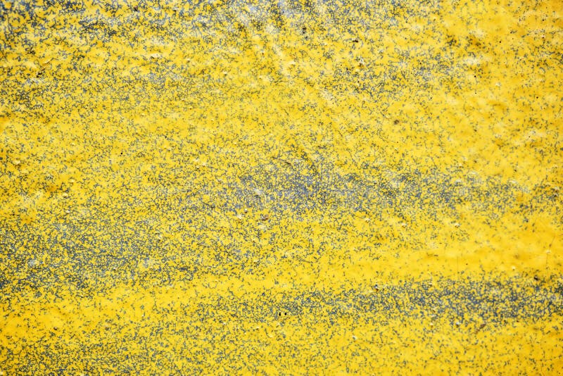 The Plaster Wall is Painted with a Yellow Spray. Background Stock Image ...