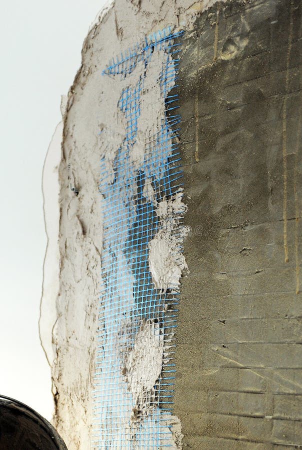 Plaster of the Wall with Perlite, Very Fine Plaster for Finishes Stock ...