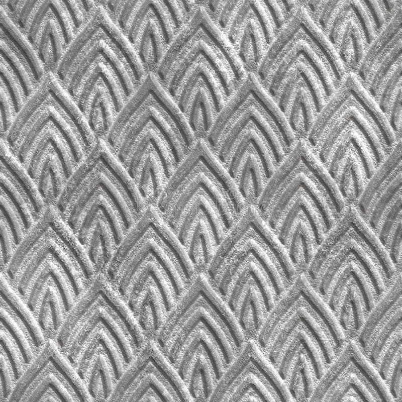 Plaster Wall Seamless Texture with Motif Pattern, 3d Illustration Stock ...