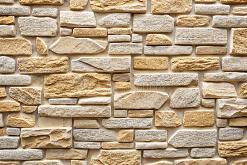 Plaster Wall with Stone Imitation Texture Stock Illustration ...