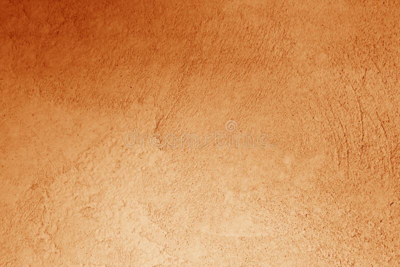 Plaster Wall Texture in Orange Color. Stock Photo - Image of material ...