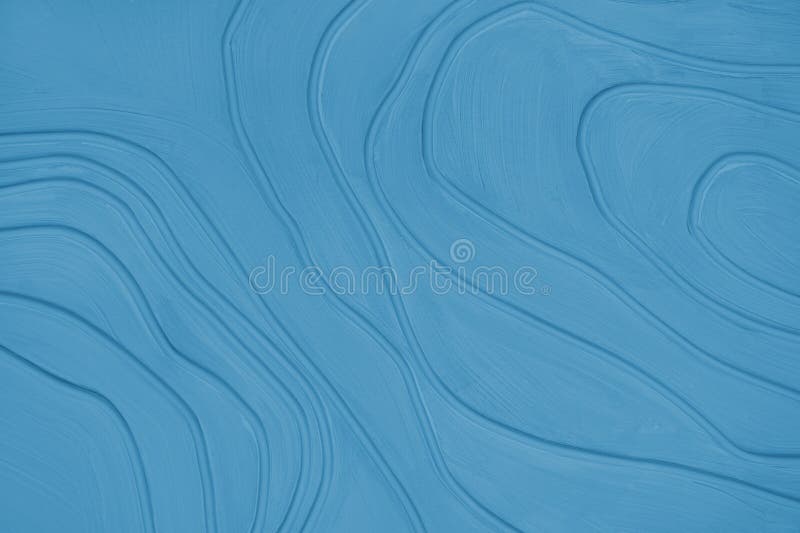 Plaster Wall with Volumetric Relief Surface with Convex Wavy Lines ...