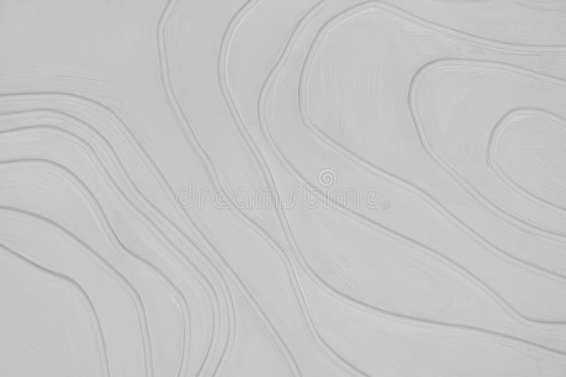 Plaster Wall with Volumetric Relief Surface with Convex Wavy Lines ...