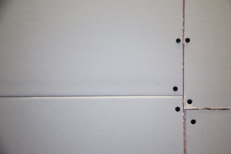 Plain Plasterboard Backdrop Stock Photo - Image of indoor, constructor ...