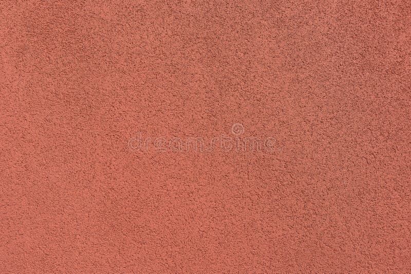 Plastered Wall in Terracotta Color. Vintage Background Stock Image ...