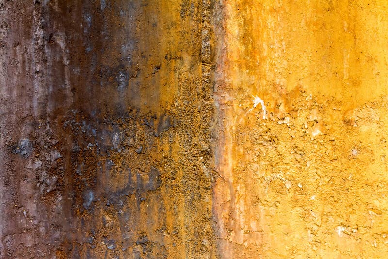Cement Wall Witch Iron Rust Stains Stock Photo - Image of abstracts ...