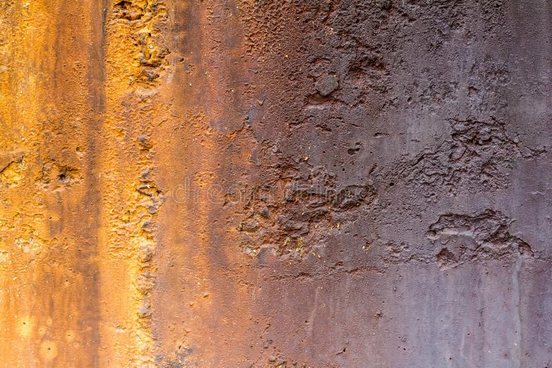Cement Wall Witch Iron Rust Stains Stock Image - Image of cement ...