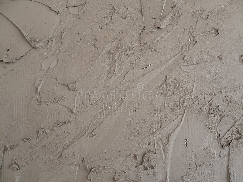 Plastering Cement on a Reinforcing Plastic Grid on a Foam Board Stock ...