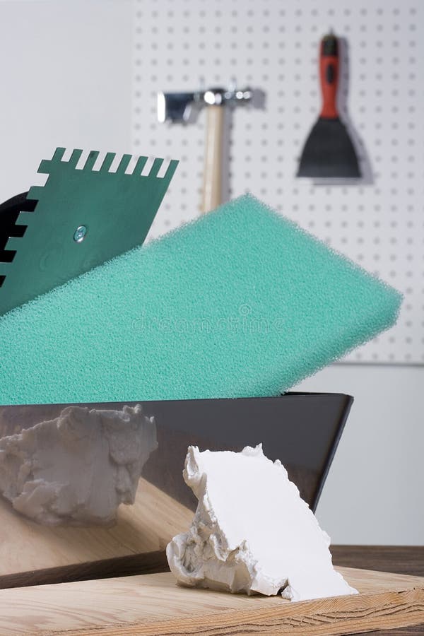 Plastering equipment stock photo. Image of tool, float - 16066296