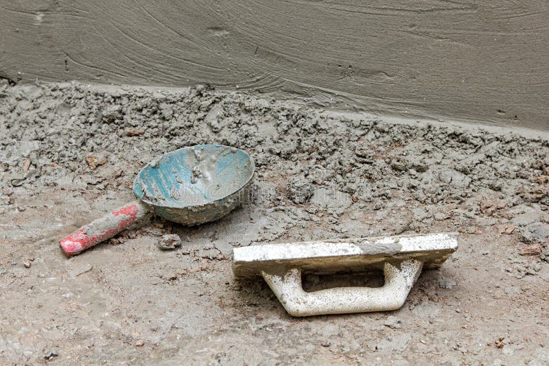 Plastering tools stock photo. Image of plastering, wall - 72163062