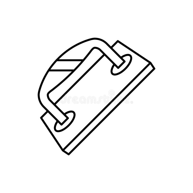 Plastering Trowel Icon. Simple Line, Outline Vector Elements of ...
