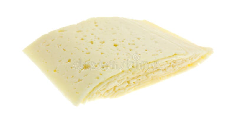 Plasterki Havarti Ser Na Białym Tle Zdjęcie Stock - Obraz złożonej z ...