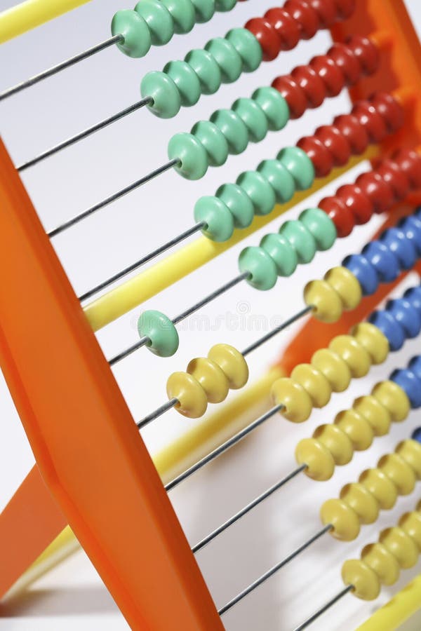 Plastic Abacus. Conceptual Image Stock Photo - Image of calculation ...
