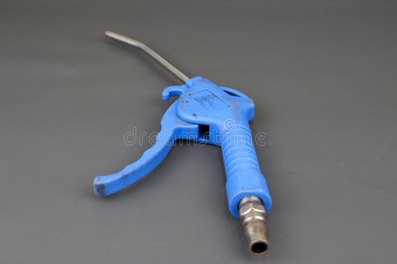 Plastic Air Compressor Blow Gun or Compressor Air Gun Stock Photo ...