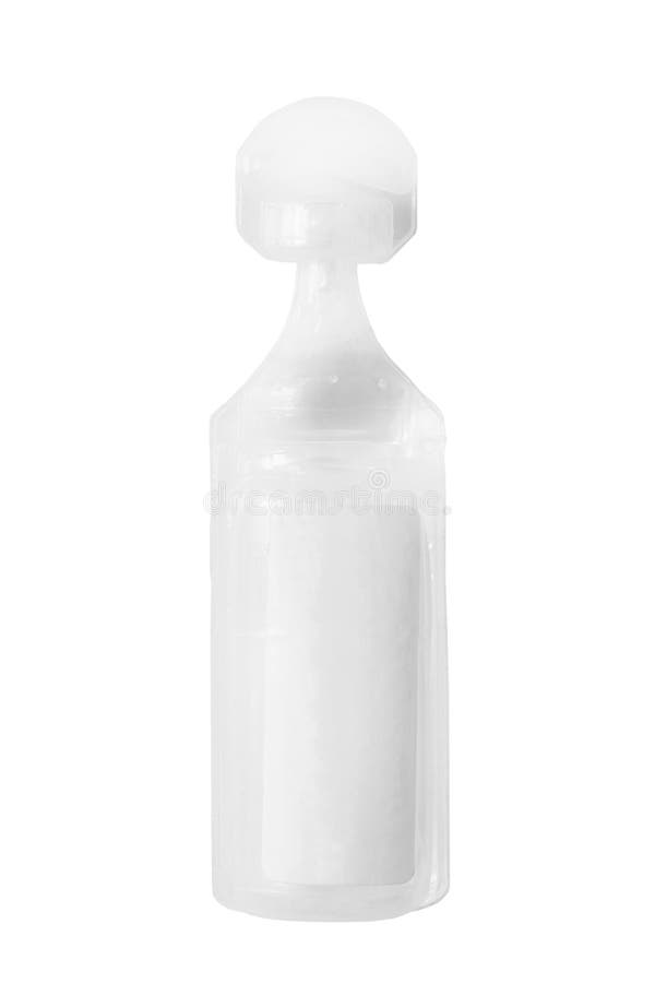 Plastic ampoule isolated stock image. Image of medicine - 238947741