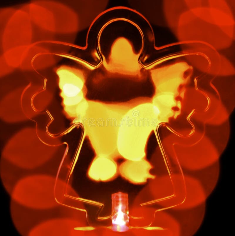 Plastic Angel-shaped Chrismas Lamp Stock Image - Image of gadget ...