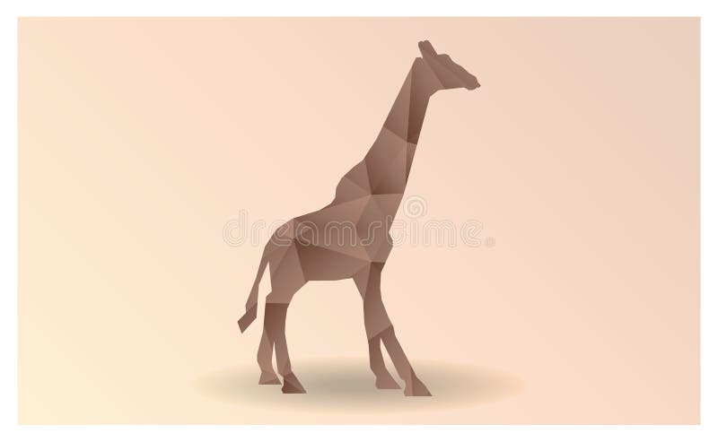 Geometric giraffe stock illustration. Illustration of geometry - 58946984