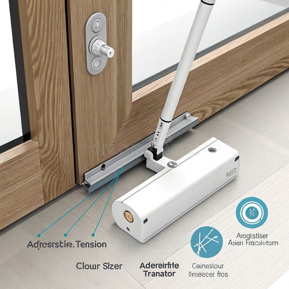 Plastic Automatic Door Closer with Adjustable Tension Stock ...