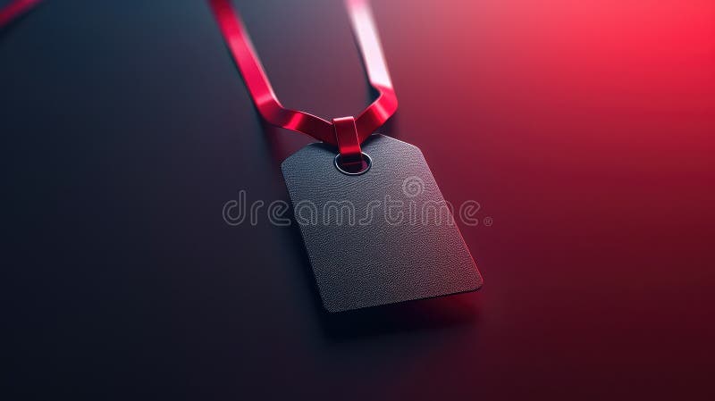 Plastic Badge with Ribbon: Event Access Pass Stock Image - Image of ...